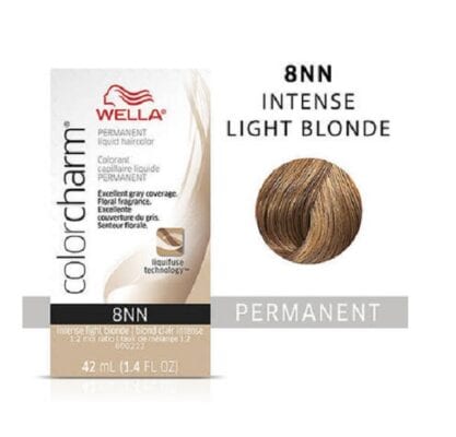 Wella 8NN Intense Light Blonde Color Charm Permanent Liquid Haircolor